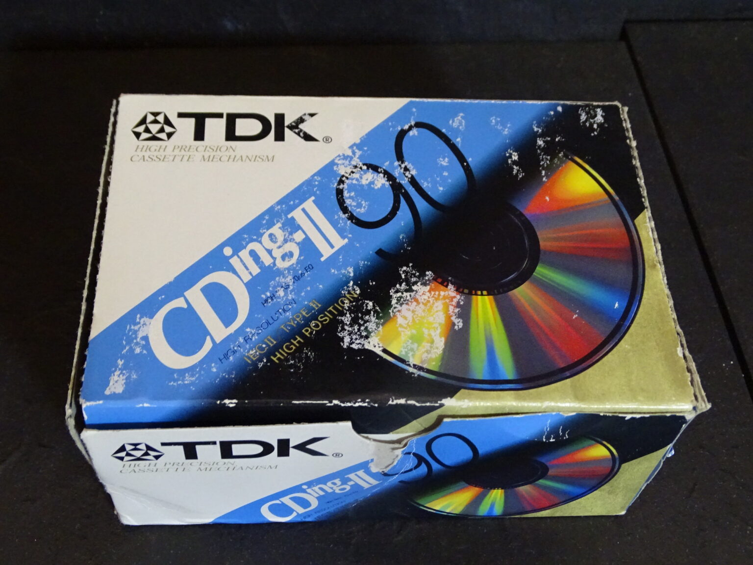TDK CD ing-II 90 Type II Audio-Kasetten neu, OVP, 10 Stück - RetroAudio