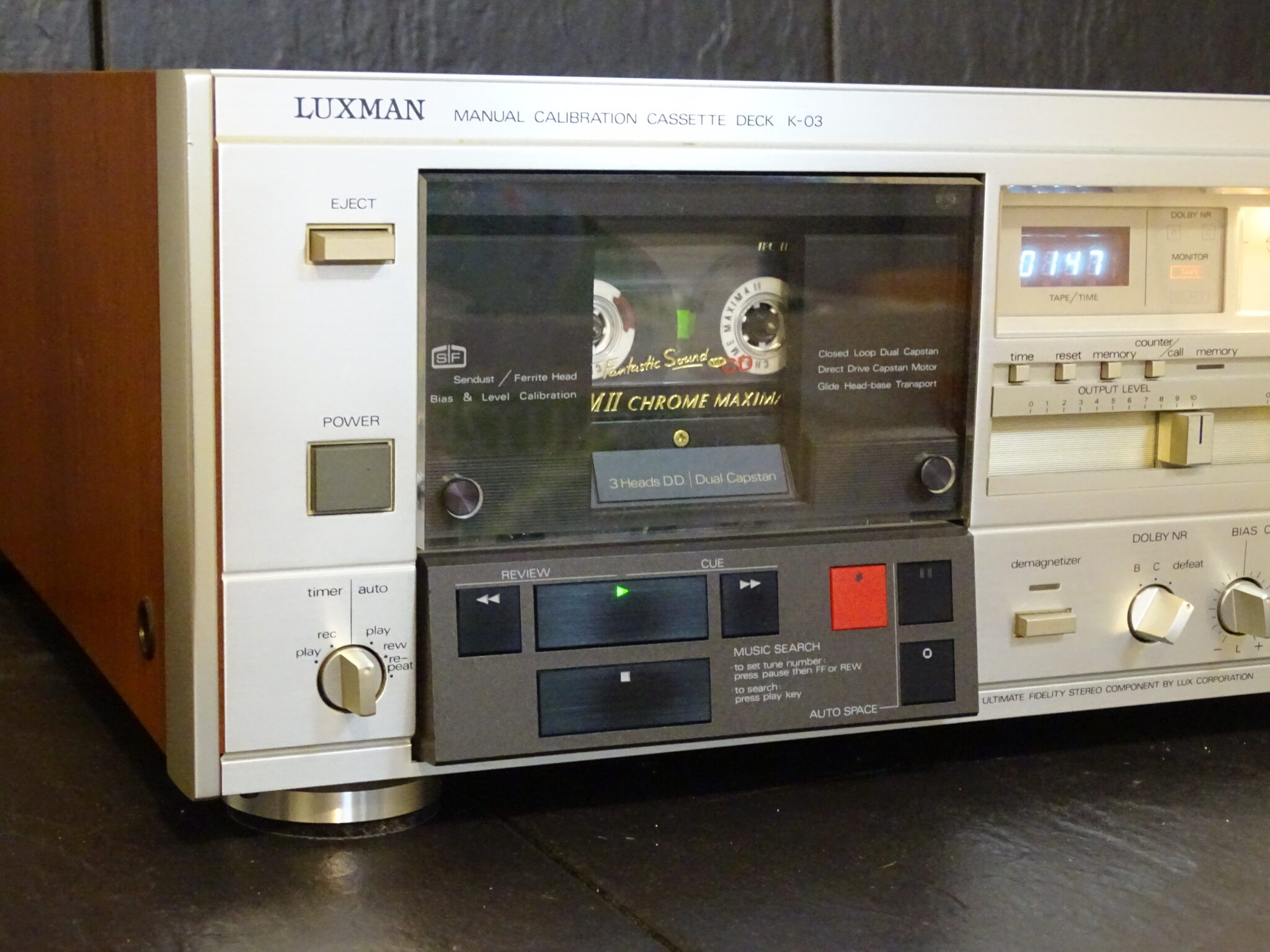 LUXMAN K-03 TAPE DECK SERVICED - RetroAudio